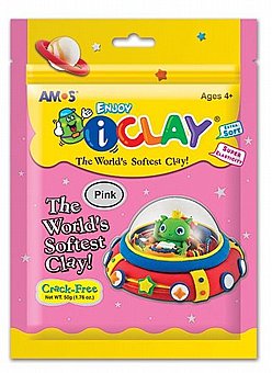 דרור ליצירה קליי במגוון צבעים- 50 גרם- i clay | פיסול | קליי clay